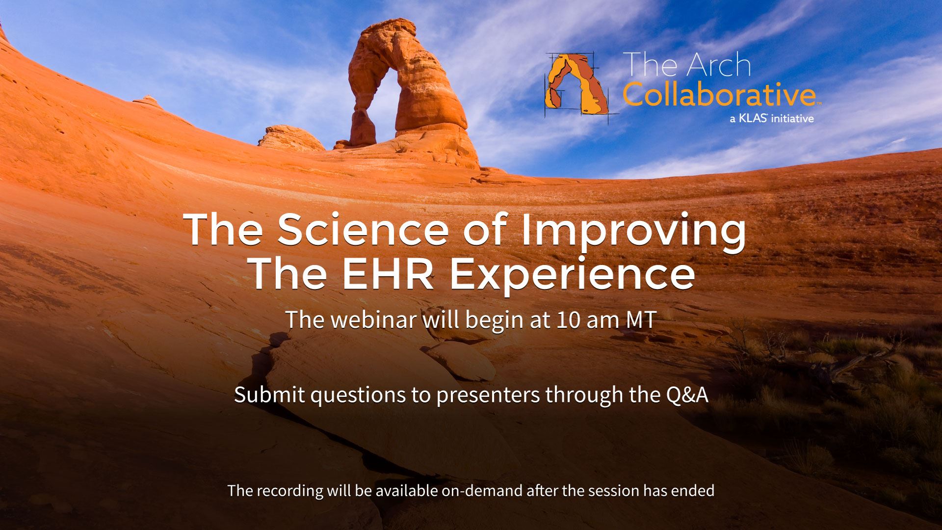 The Science of Improving the EHR Experience (Webinar) - Arch ...